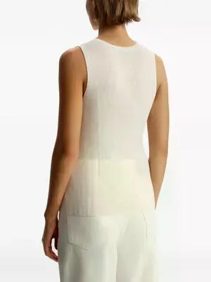 12 STOREEZ Ribbed Merino Tank Top