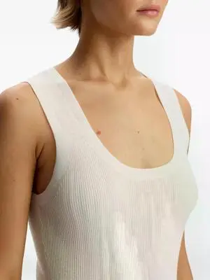 12 STOREEZ Ribbed Merino Tank Top