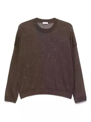 Brunello Cucinelli Sequin-embellished Jumper