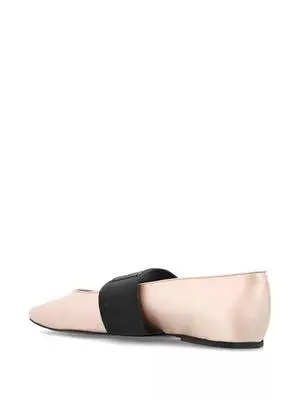 Givenchy Logo-patch Ballet Flats - Pink