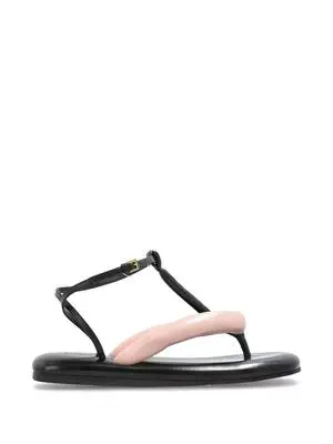 Givenchy Boudoir Padded Leather Flip-flops