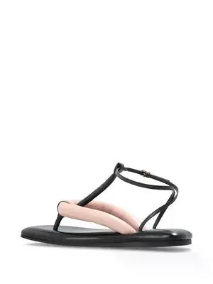 Givenchy Boudoir Padded Leather Flip-flops