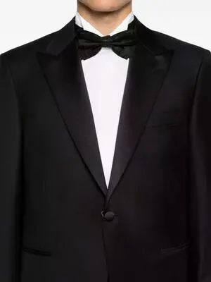 Canali Logo-patch Single-breasted Dinner Suit - Blue