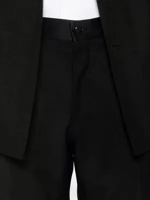 Canali Logo-patch Double-breasted Dinner Suit - Black