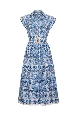 Cara Cara Octavia Printed Midi Shirtdress