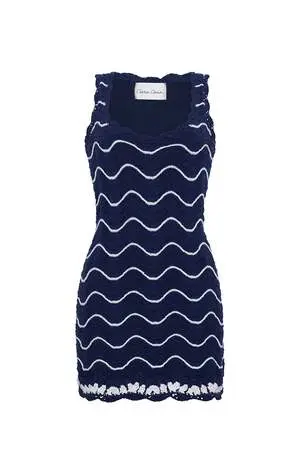 Cara Cara Orel Mini Dress Crochet Tank Style
