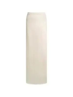 12 STOREEZ Camelia Maxi Skirt - Neutrals
