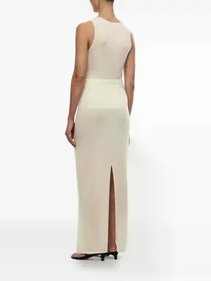 12 STOREEZ Camelia Maxi Skirt - Neutrals