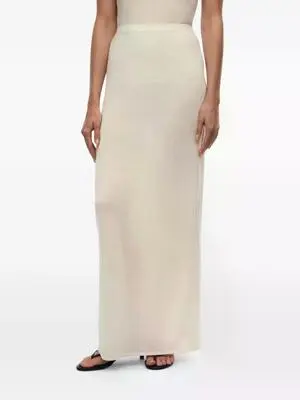 12 STOREEZ Camelia Maxi Skirt - Neutrals