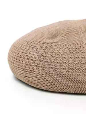 KIJIMA TAKAYUKI Mesh Beret - Brown