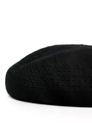 KIJIMA TAKAYUKI Mesh Beret - Black