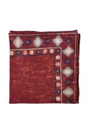 BRUNELLO CUCINELLI Geometric-border Handkerchief