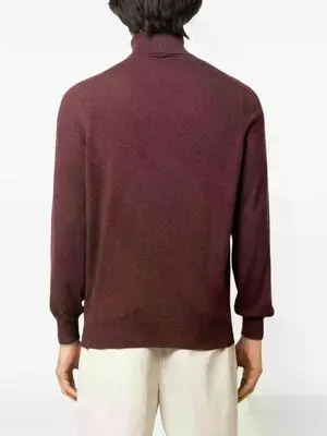 Brunello Cucinelli Roll-neck Sweater - Red