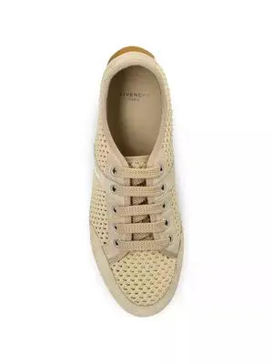 Givenchy Perforated Lace-up Sneakers - Neutrals