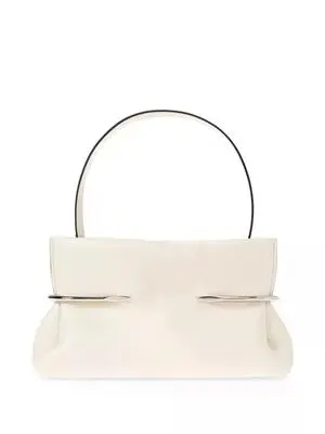 Givenchy Leather Tote Bag With Metal Detail - Neutrals