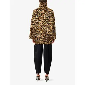 Alaïa Leopard-print Nylon Coat