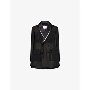 Sacai Single Breasted Blazers For Women