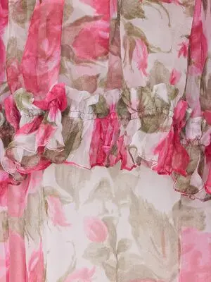 Chloé Silk Floral Print Blouse