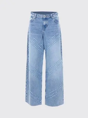 Liu Jo Cotton Denim Flared Jeans