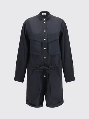 Isabel Marant Étoile Cotton Blend Short Jumpsuit - Black