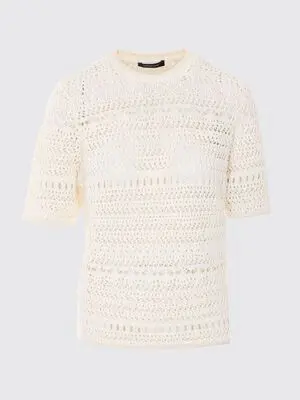 Fabiana Filippi Virgin Wool Cotton And Linen Knit Top