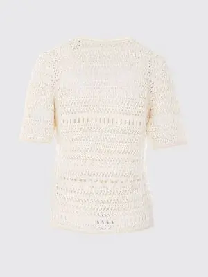 Fabiana Filippi Virgin Wool Cotton And Linen Knit Top