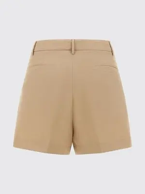 Fabiana Filippi Cotton Blend High-waisted Shorts - Beige