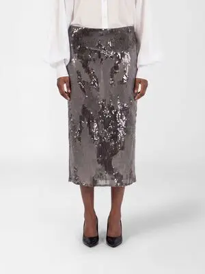 Patrizia Pepe Sequin Midi Pencil Skirt