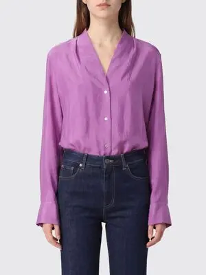 FORTE_FORTE Pure Silk Shirt - Violet