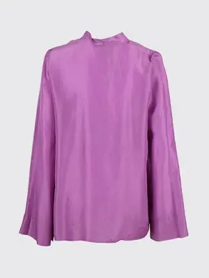 FORTE_FORTE Pure Silk Shirt - Violet