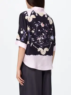 FORTE_FORTE Printed Silk Shirt