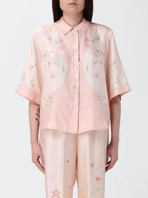 FORTE_FORTE Silk Printed Shirt