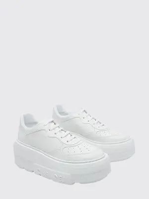Casadei Leather Platform Lace-up Sneakers
