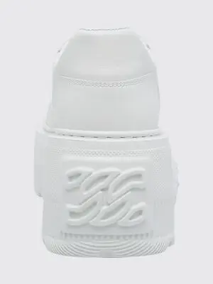 Casadei Leather Platform Lace-up Sneakers