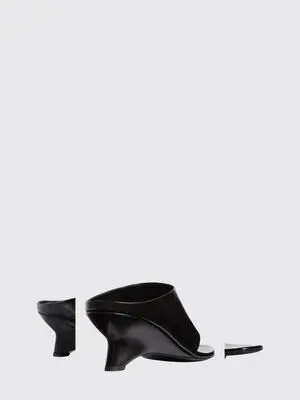 Khaite Heeled Thong Sandal - Black