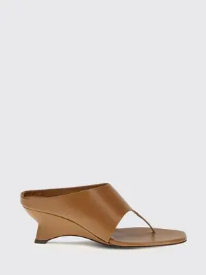 Khaite Marlow Brushed Mules - Leather
