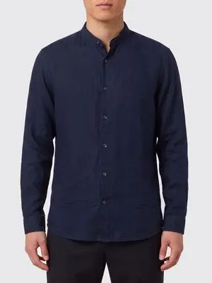 Hugo Classic Linen Shirt Blue