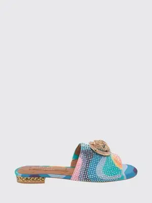 Kurt Geiger Chelsea Rhinestone Satin Mules