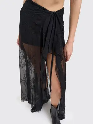 ANN DEMEULEMEESTER Lace Maxi Skirt