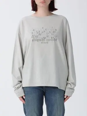MAISON MARGIELA Numeric Logo Long-sleeved Cotton T-shirt