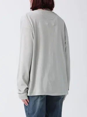 MAISON MARGIELA Numeric Logo Long-sleeved Cotton T-shirt