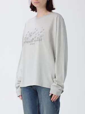 MAISON MARGIELA Numeric Logo Long-sleeved Cotton T-shirt