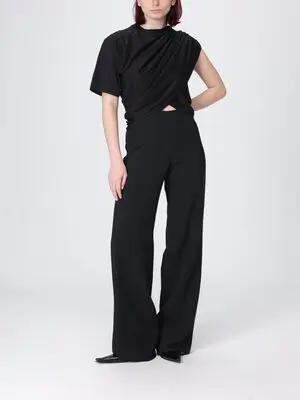 COURREGES Asymmetrical Draped Top
