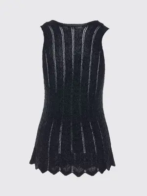 TWINSET V-neck Viscose Knit Waistcoat