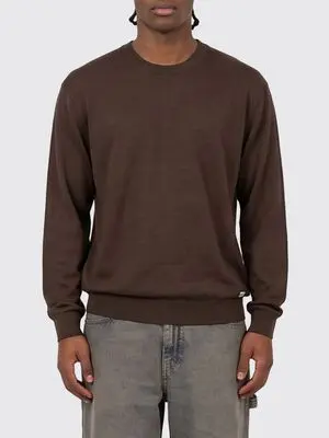 C.P. COMPANY Cotton Crew Neck Sweater - Brown