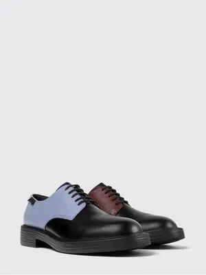 Camper Twins Derby In Leather With Abstract Pattern