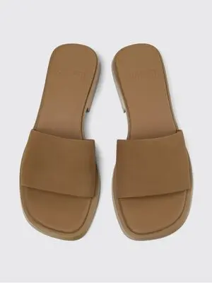 Camper Dana Suede Mules - Brown