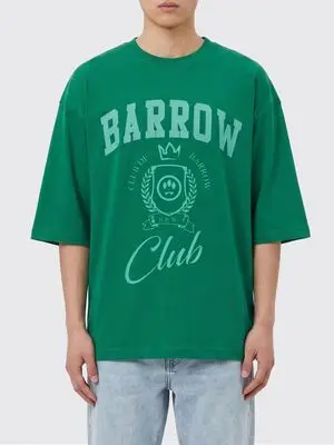 BARROW Cotton T-shirt With Logo - Green