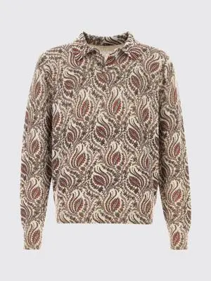 Etro Jacquard Wool Polo Shirt