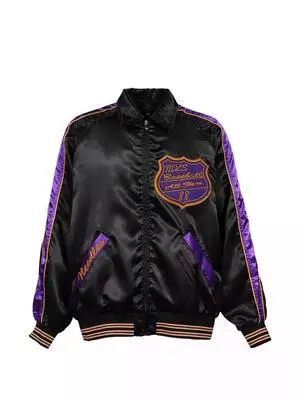 Needles Logo-patch Bomber Jacket - Black